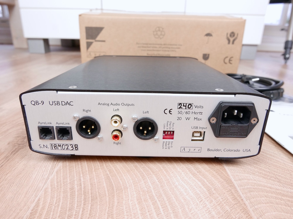Ayre Acoustics QB-9 DSD highend audio USB DAC D/A-converter Ayre ...