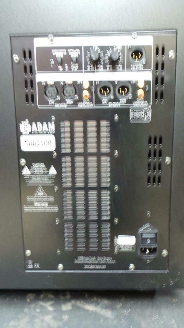 Adam Audio GmbH Sub 2100 Professional Active Subwoofer Adam Sub 2100 ...