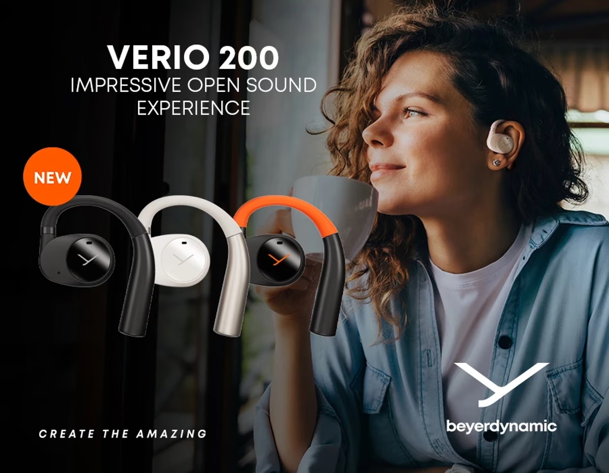 With VERIO 200, beyerdynamic presents its first True Wireless Open-ear ...